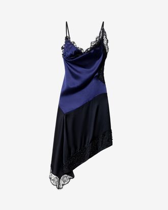 Isabel Marant Robe Anazia En Soie - Femme - Nuit - Taille34 - Isabel Marant