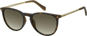 Fossil Lunettes de soleil - unisex - Accessoires - Brun - Taille: 53 MM