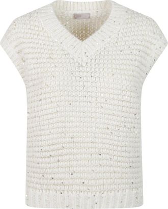 Herno Femme, Pulls, Blanc, Taille: 40 FR Sweaters Herno