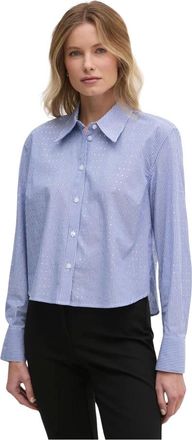 DKNY Dkny, Damen, Blusen & Hemden, Blau, XSGr&ouml;&szlig;e