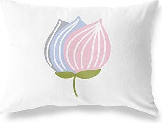 Bonamaison Le Jardin du Lin Kissen Zierkissenbezug Kissenbezug, Weich Bequem, Für Zuhause Autos Büro Sofa Wohnzimmer Couch Schlafzimmer Dekor, 35x50 Cm - Entworf