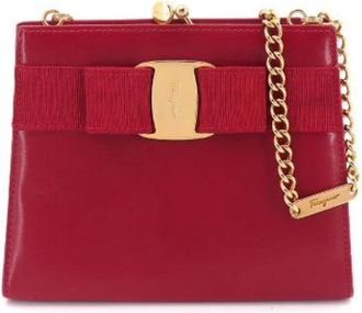 Ferragamo Sac port&eacute; &eacute;paule doccasion - Femme - Pre-owned - Rouge - Taille: ONE Size