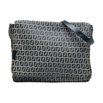 Fendi Pre-owned Canvas Messenger Bag - - Pre-owned - Damen - Grau - ONE SIZE
