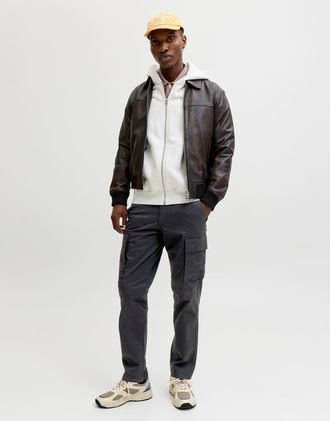 Jack & Jones Pantalon cargo droit - Noir