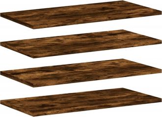 Generic 4X B&uuml;cherregal, Brett Wandboard, Wandregal Regal, Regalboden Wand, Board Ablage, H&auml;ngeregal, Schweberegal, Holzwerkstoff (Wei&szlig; 40x10x1,5cm) (60 x 20 x