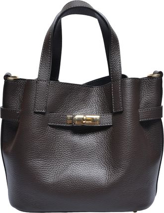 Isabella Rhea Zweifarbig Rindsledertasche
