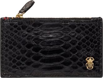 CLARIS VIROT Femme, Accessoires, Noir, Taille: ONE Size Helena Python Cardholder