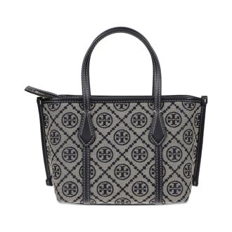 Tory Burch Femme, Sacs, Bleu, Taille: ONE Size Perry T Monogram Mini Tote