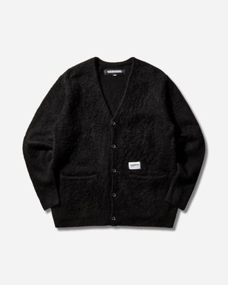 Neighborhood Men s Mohair Cardigan Black