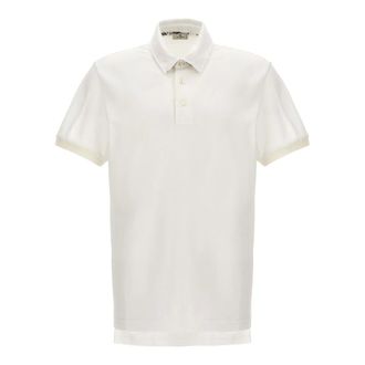 Etro Homme, Tops, Blanc, Taille: XL Polo Logo