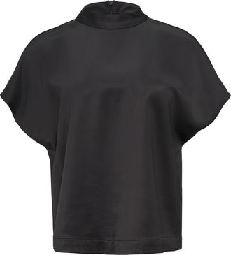 s.Oliver Black Label Damen 2154066 Satinbluse Kurzarm, 9999, 40