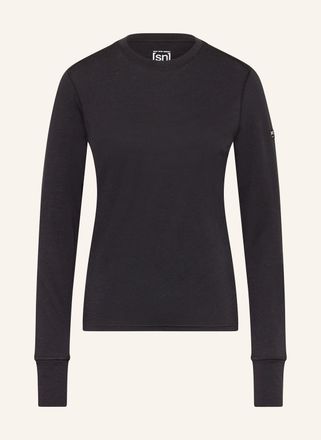super.natural Longsleeve Tundra 175 Ls Mit Merinowolle schwarz