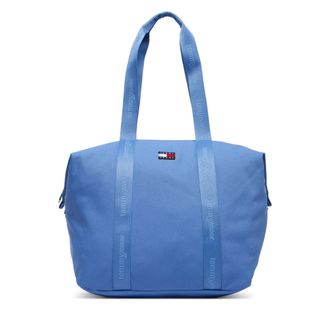 Tommy Jeans Handtasche Tommy Jeans Tjw Ess Daily Tote AW0AW19039 Blau
