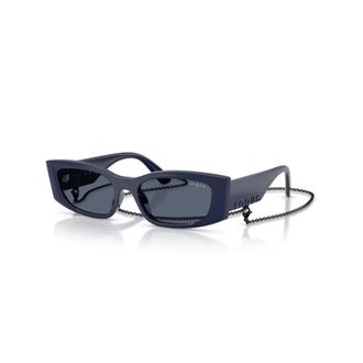 Vogue Eyewear Rechteckige Sonnenbrille - - Accessories - Damen - Blau - 53 MM