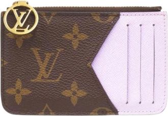 Louis Vuitton Porte-cartes doccasion - Femme - Pre-owned - Brun - Taille: ONE Size