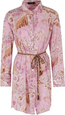 Miss Bikini Femme, Robes, Rose, Taille: 42 FR Camicia Taglio