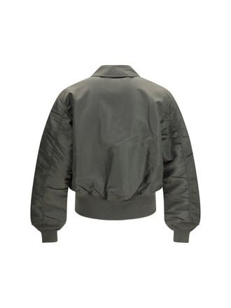 GR10K Mens Bomber Jacket Rep Grey Nylon