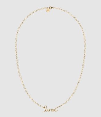 Atelier Paulin Collier Richelieu Chaîne Coeur Love Gold Field