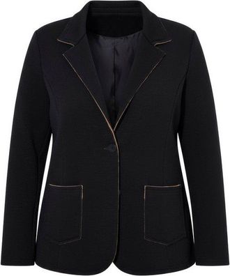 Miamoda Sommerjacke Strickblazer Regular Fit elastischer Strick