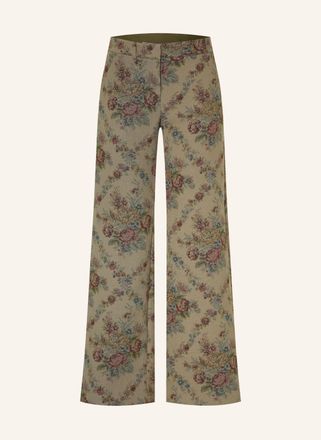 BA&SH Ba&Sh Marlenehose Remea Aus Jacquard gruen
