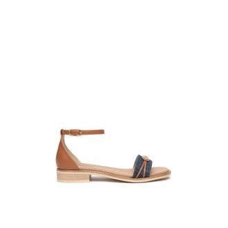 Nero Giardini Femme, Chaussures, Bleu, Taille: 36 EU Sandales en cuir et tissu denim