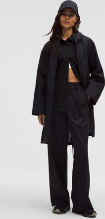 lululemon Wasserdichter Regenmantel für Frauen - Größe 2XS in Black