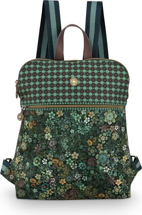 Pip Studio Finlee Backpack Tutti i Fiori Green 28x11x36cm