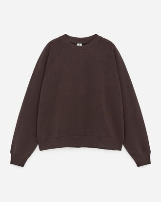 Arket Frottee-Sweatshirt -Braun