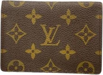 Louis Vuitton unisex, Pre-owned, Brun, Taille: ONE Size Portefeuille en tissu Pre-owned