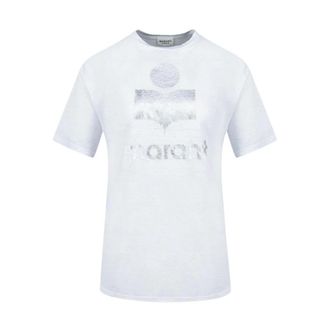 Isabel Marant Logo T-Shirt - - Tops - Damen - Wei&szlig; - S