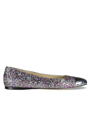 Jimmy Choo London WATSON Ballerinas Silber