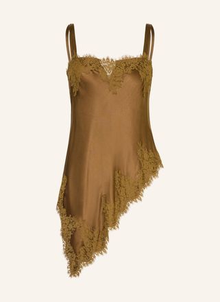 Dorothee Schumacher Dorothee Schumacher Satintop Sense Of Shine Mit Spitze braun