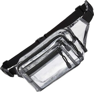 FOMIYES Durchsichtige H&uuml;fttasche aus Verschlei&szlig;festem PVC Multifunktionale Tragbare Bauchtasche mit Verstellbarem Gurt f&uuml;r Fitness und Wassersport