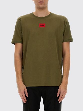 HUGO BOSS T-Shirt HUGO Herren Farbe Gr&uuml;n
