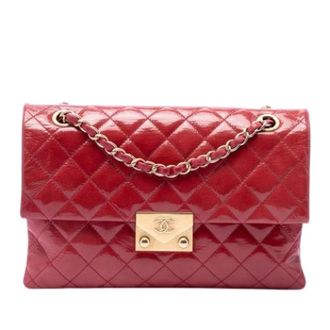 Chanel Sac bandouli&egrave;re vintage doccasion - Femme - Pre-owned - Rouge - Taille: ONE Size