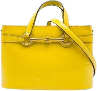 Gucci Sac bandouli&egrave;re Pre-owned - Femme - Pre-owned - Jaune - Taille: ONE Size