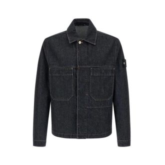 Stone Island Homme, Vestes, Bleu, Taille: L Veste en jean