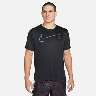 Nike Herren M NK DF UV RUN DVN MILER GX SS
