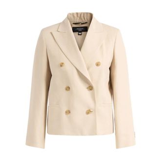 Max Mara Femme, Vestes, Beige, Taille: 40 FR Wkdnembi Blazer crois&eacute;
