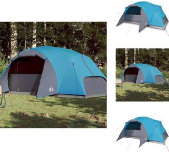 vidaXL Vidaxl - Tente familiale Crossvent 8 personnes bleu imperméable - Tente Famille - Tente Camping - Tente Imperméable - Tente Bleue - Tente 8 Personnes