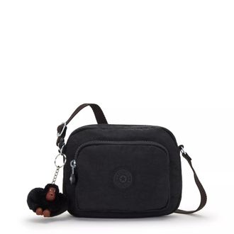 Kipling Hubei Crossbody Bag, Schwarz, 7.75L x 6H x 3.25D
