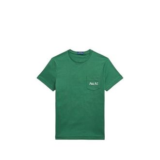 Polo Ralph Lauren T-shirt droit &agrave; poche brod&eacute;e en coton