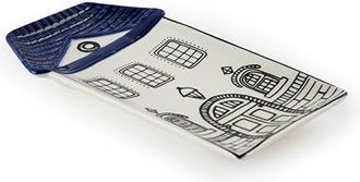 Excelsa Innsbruck Löffelablage, Keramik, 20 x 2,5 x 12 cm, mehrfarbig