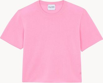 Kujten T-shirt uni cachemire, 2 fils - T-Shirt Uni