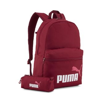Puma Ensemble sac &agrave; dos et trousse PUMA Phase (20 L), Accessoires, Rouge, OSFA