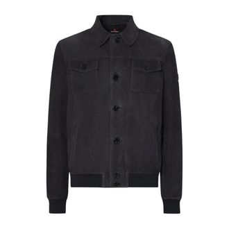 Peuterey Giacca in suede - - Jackets - Herren - Blau - M