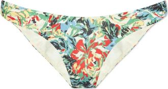 Ganni Femme, Maillots de bain, Multicolore, Taille: 38 FR Ensemble Haut et Bas de Bikini &agrave; Imprim&eacute; Floral en Polyester