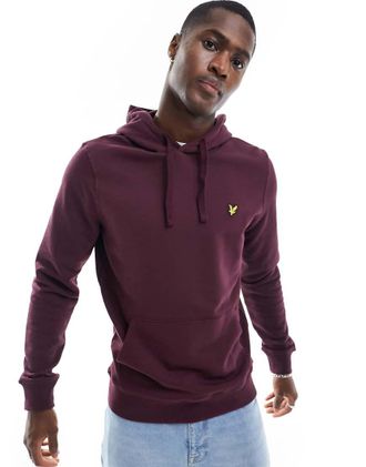 Lyle & Scott Sweat &agrave; capuche &agrave; enfiler - Rouge