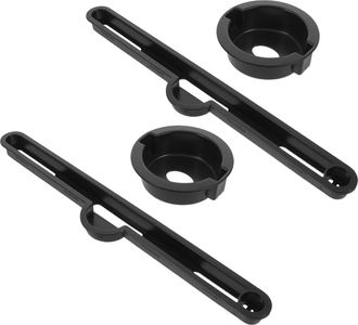 Garneck 2 St&uuml;ck Klappbarer Becherhalter aus Hitzebest&auml;ndigem Kunststoff mit Kartenfach f&uuml;r Bett und Laptop Schreibtisch Tragbare Schreibtischaufs&auml;tze f&uuml;r Home