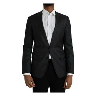 Dolce & Gabbana Martini Sakko mit Einreiher - - Jackets - Herren - Grau - S